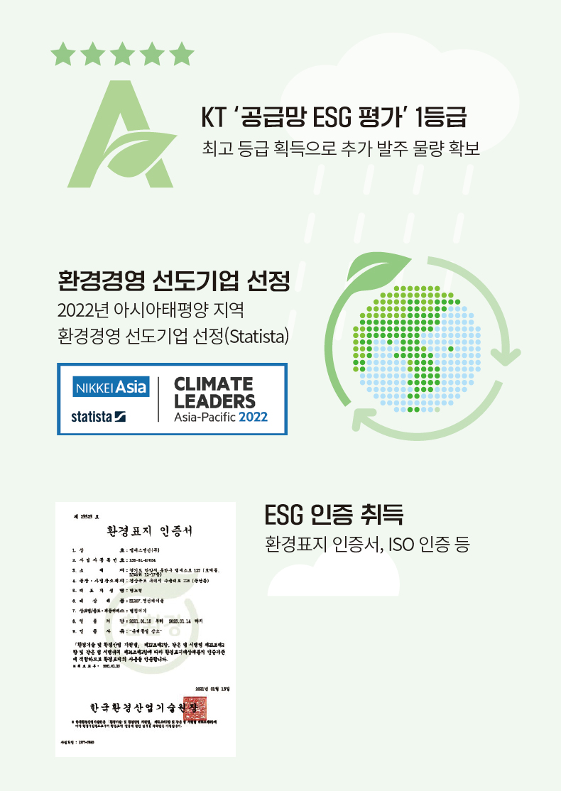 ESG 경영 선포, 1년의 성과 – LS전선 뉴스룸